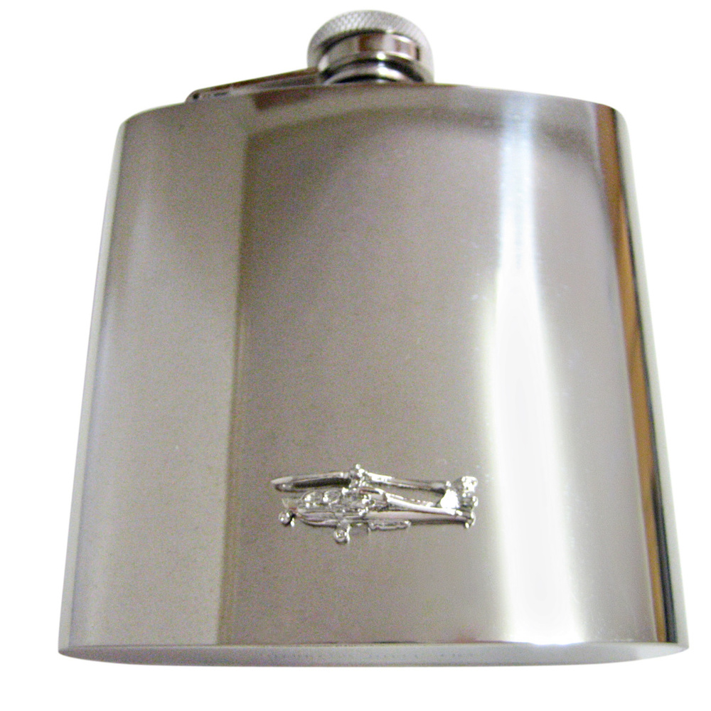 Apache Attack Helicopter Large Flask - Gem